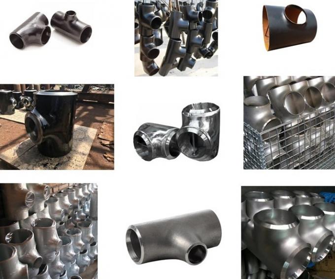 SCH5 - SCH160 Steel Pipe Fittings Fabricated Tees For Piping Applicants