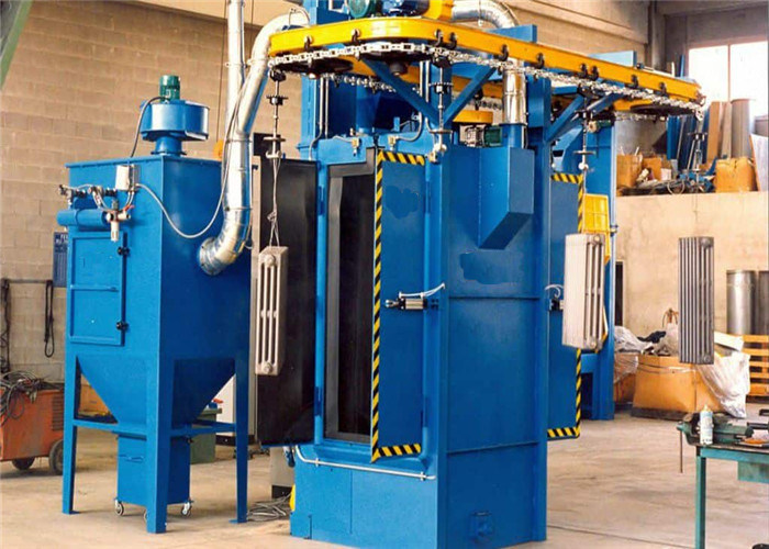 PLC Control Car Parts Auto Blasting Machine , Automatic Shot Blaster ...